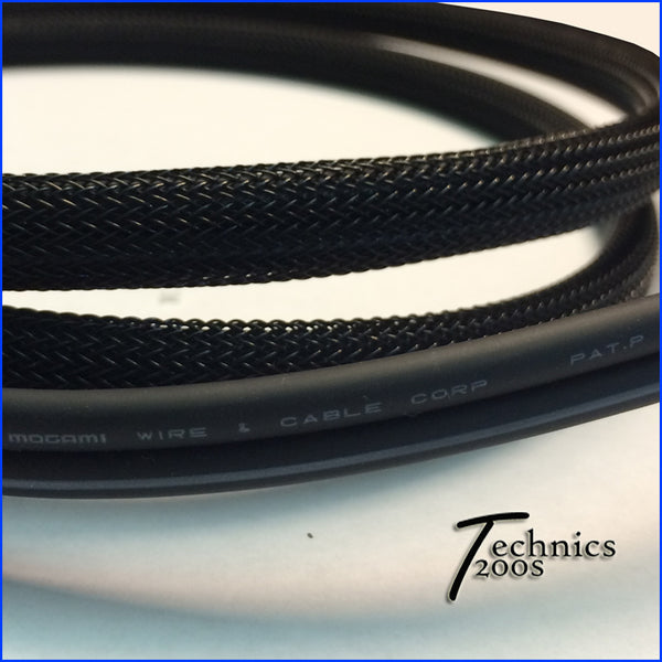 MOGAMI RCA / Phono Cable with NEUTRIK Gold Tip Connects & Internal Gro ...